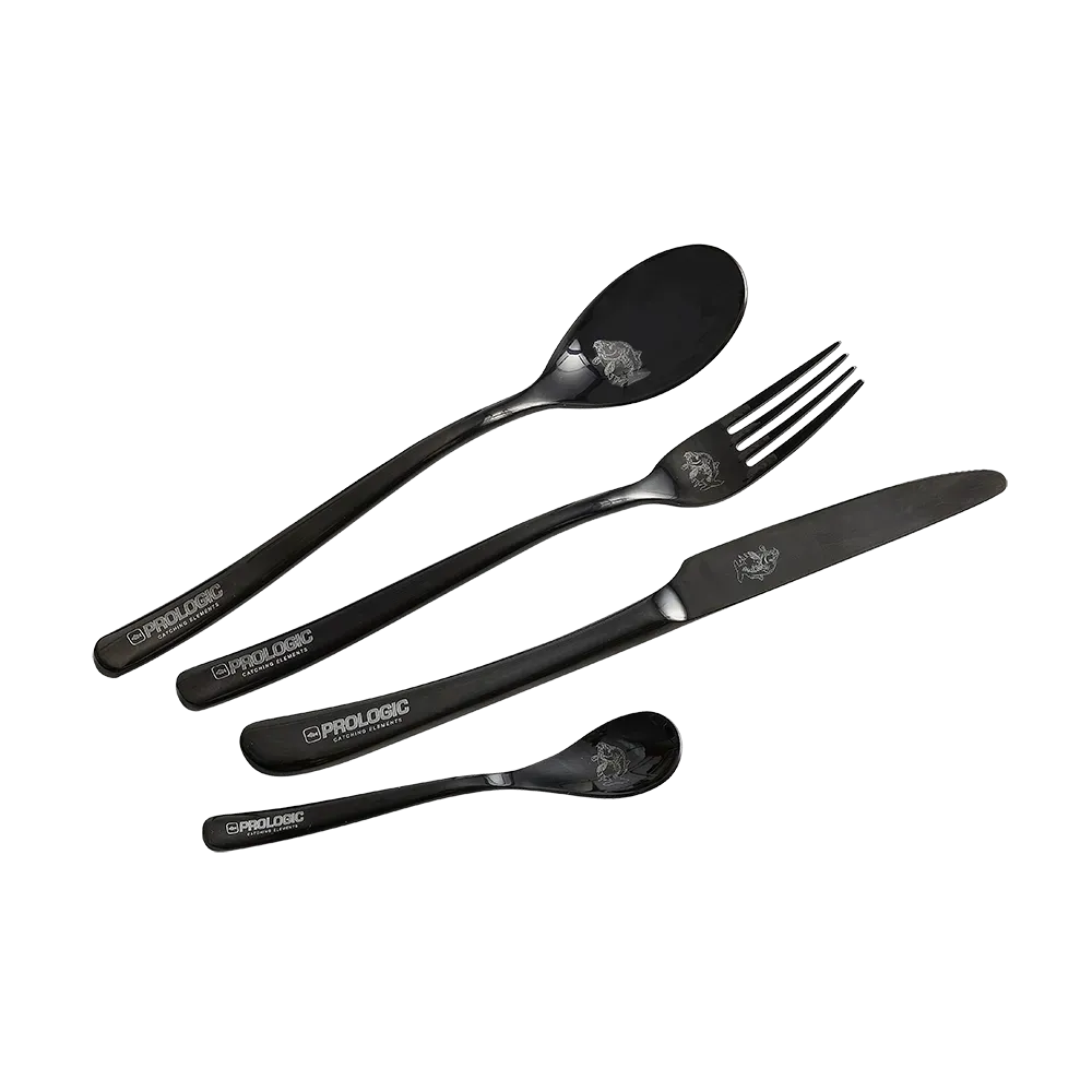 Prologic Blackfire Cutlery Set - Spisegrej, vandflasker & termokander - EFFEKTLAGERET ApS