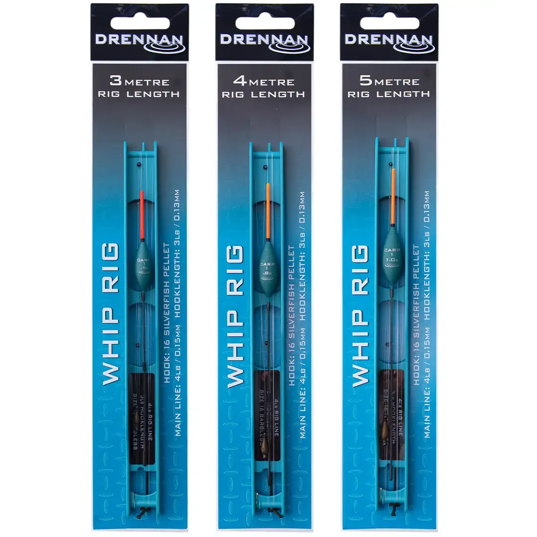 Drennan Vertex Whip Rig – Klar Til Brug, 3-5 Meter