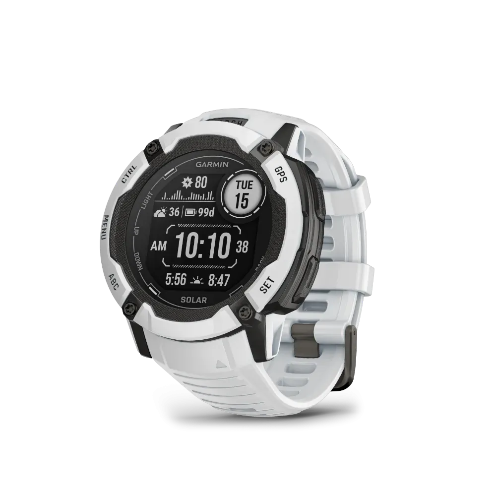 Garmin ur Instinct 2X solar Whitestone - Instinct - EFFEKTLAGERET ApS