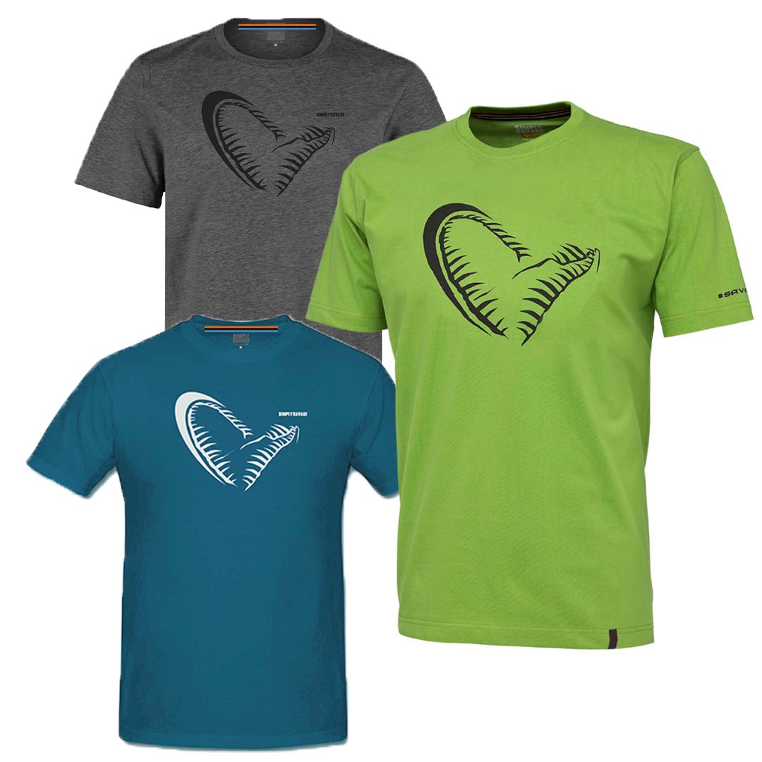 Savage Gear Simply Savage Jaw Tee - kun str. small - Polo/T-shirt ...