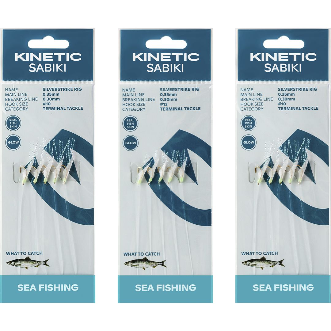 Kinetic sabiki Silverstrike Tobis Rig - Silde/Makrelforfang ...