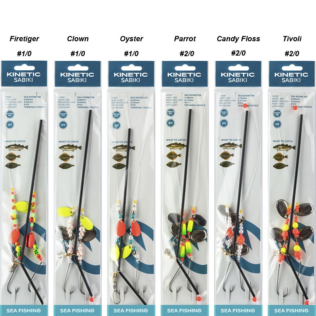 Kinetic Sabiki Sea Boom - Fladfiskeforfang - EFFEKTLAGERET ApS