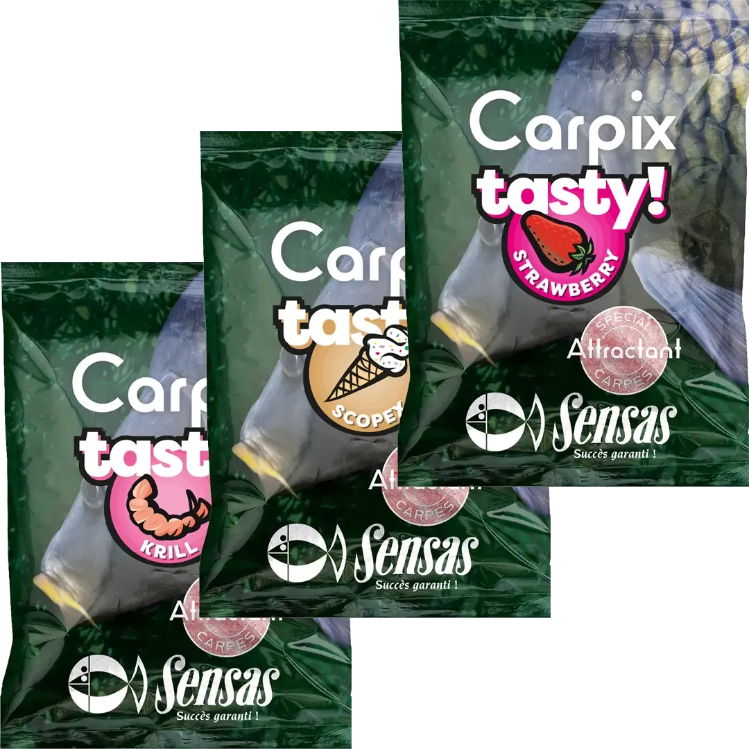 Sensas Carp Tasty Powder – Effektivt karpefoder 300g