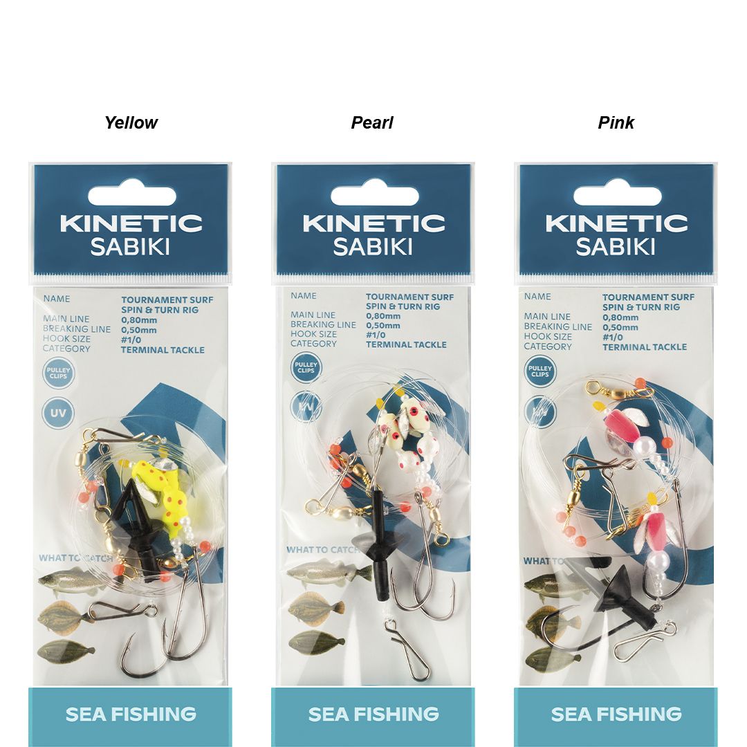 Kinetic Sabiki Tournament Surf Spin & Turn Rig - Surf Rigs ...