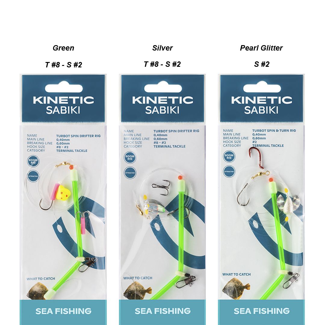 Kinetic Sabiki Turbot/Pighvar rig - Fladfiskeforfang - EFFEKTLAGERET ApS