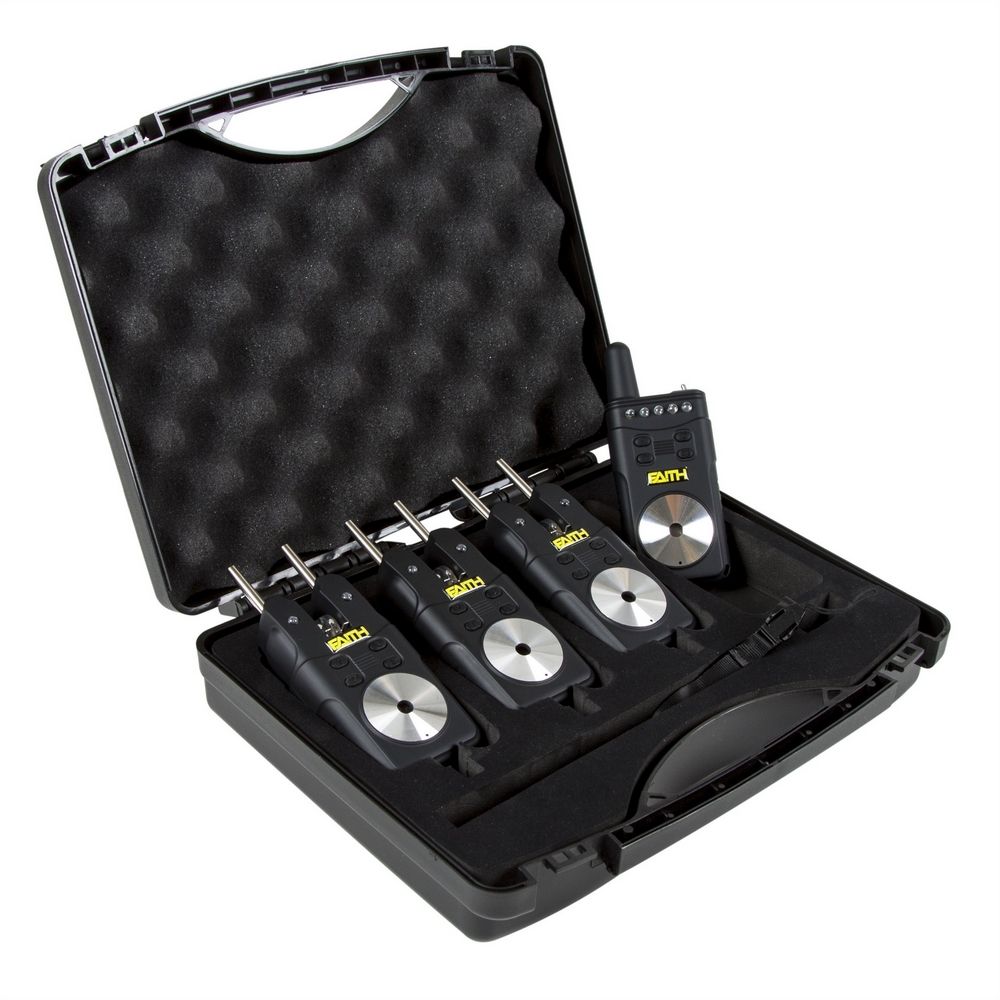 Faith Carp Tackle Wicked Bite alarm sæt 3+1